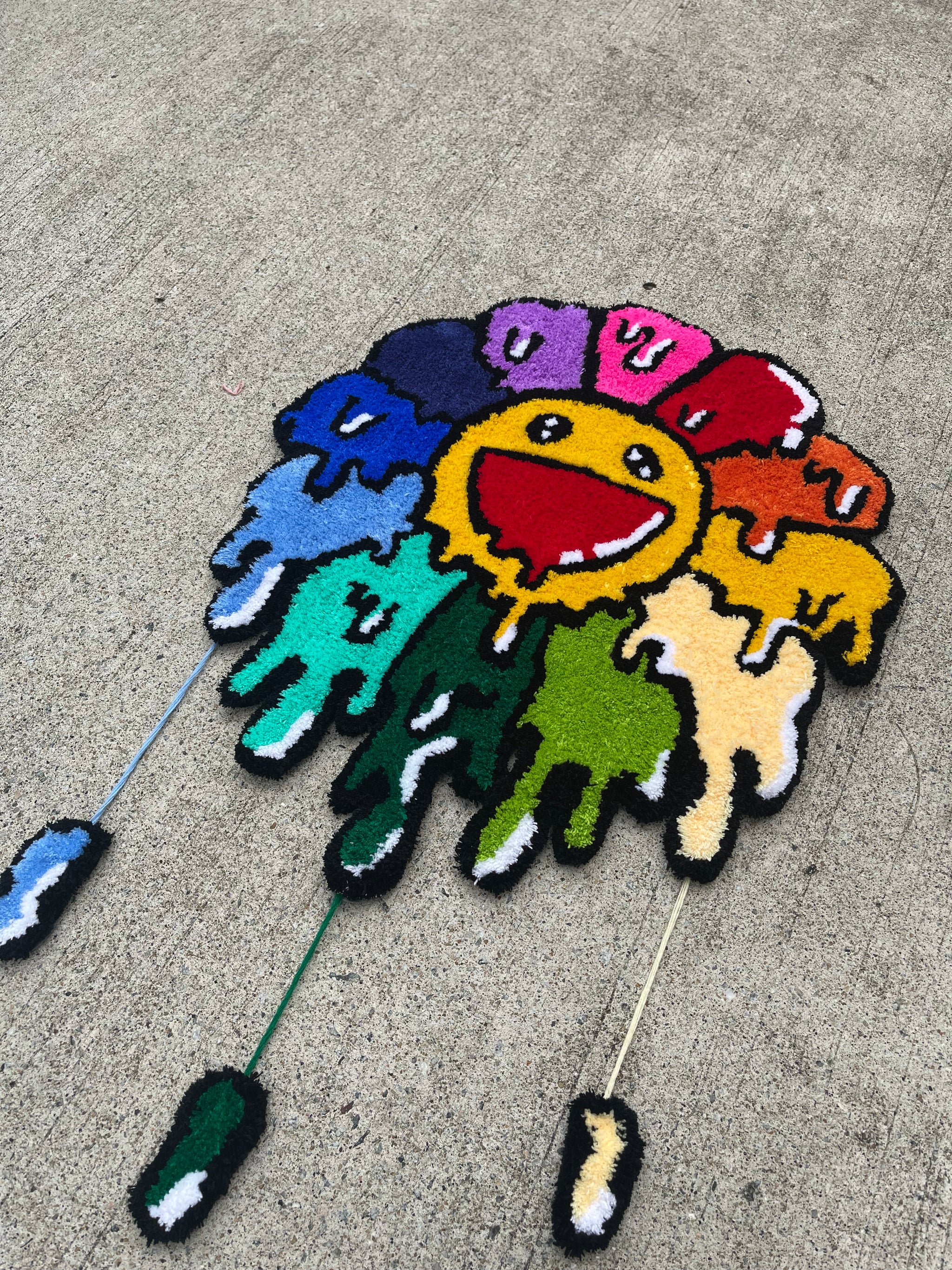 Drip Murakami Rug - HelloRugs